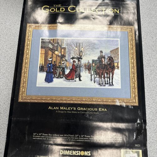 Cross Stitch Dimensions Gold Collection Alan Maley Victorian Christmas ...