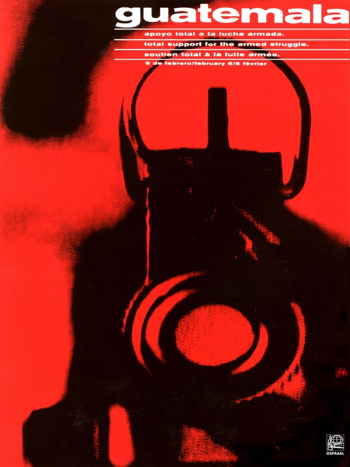 4514.OSPAAAL.barrel of a gun upclose.guatemala.POSTER.decor Home Office ...