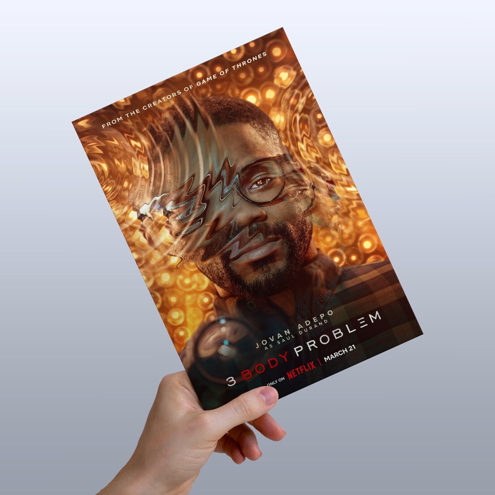 Saul Durand 3 BODY PROBLEM movie poster - 2024 Netflix Series Wall Art ...