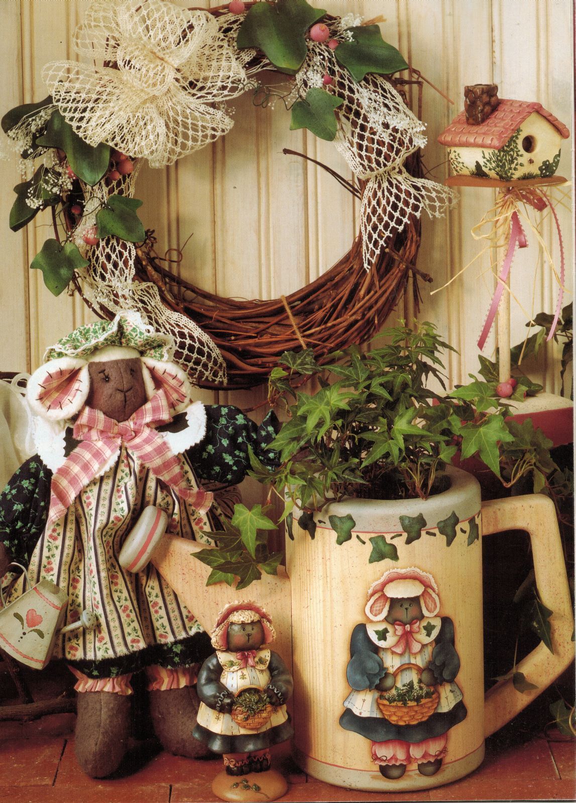 Tole Decorative Painting Xmas Easter Birdhouses Marcum Folk Art Pattern ...