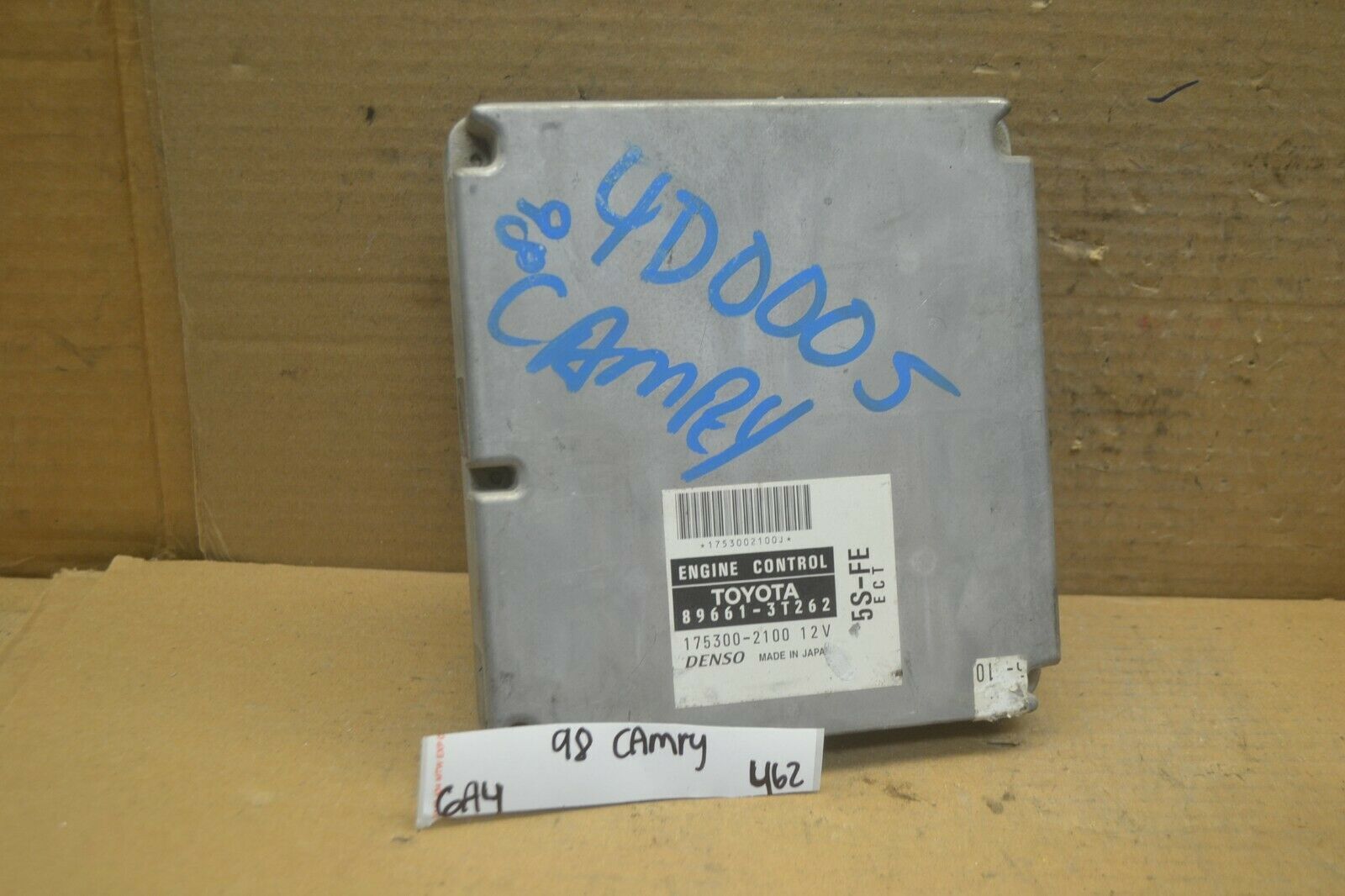 1998 Toyota Camry Engine Control Unit ECU 896613T262 Module 462-6a4 ...