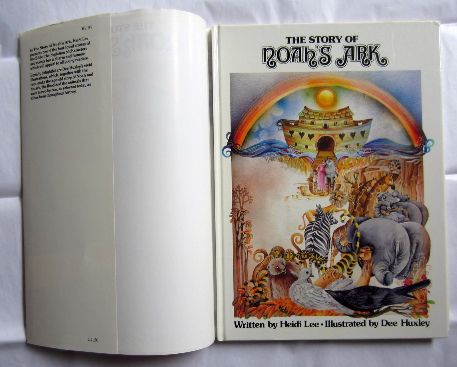 The Story of Noah's Ark The Raven and the Dove Heidi Dee HC DJ Book - Books