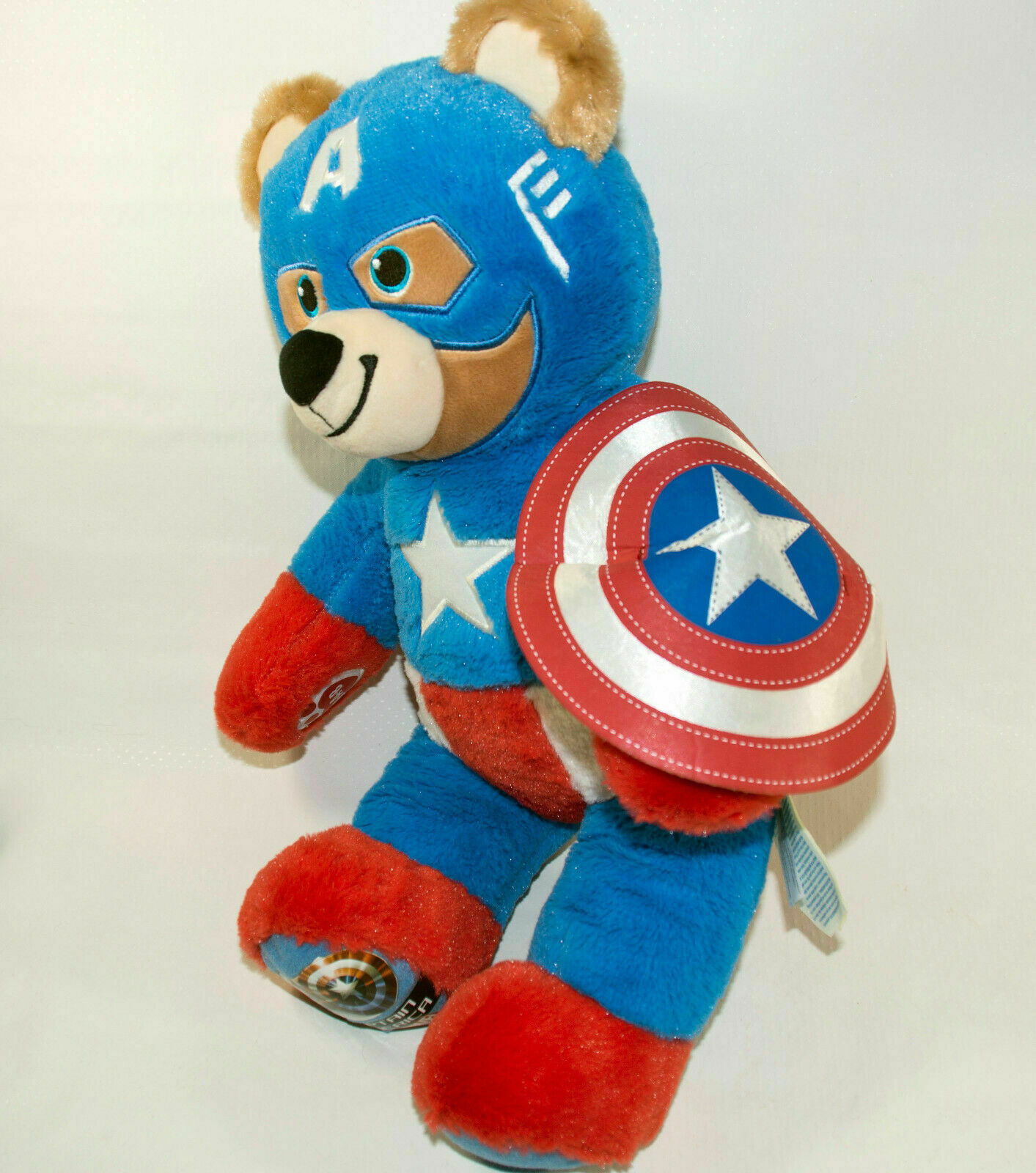 Build A Bear CAPTAIN AMERICA Marvel Hero Plush - Bears