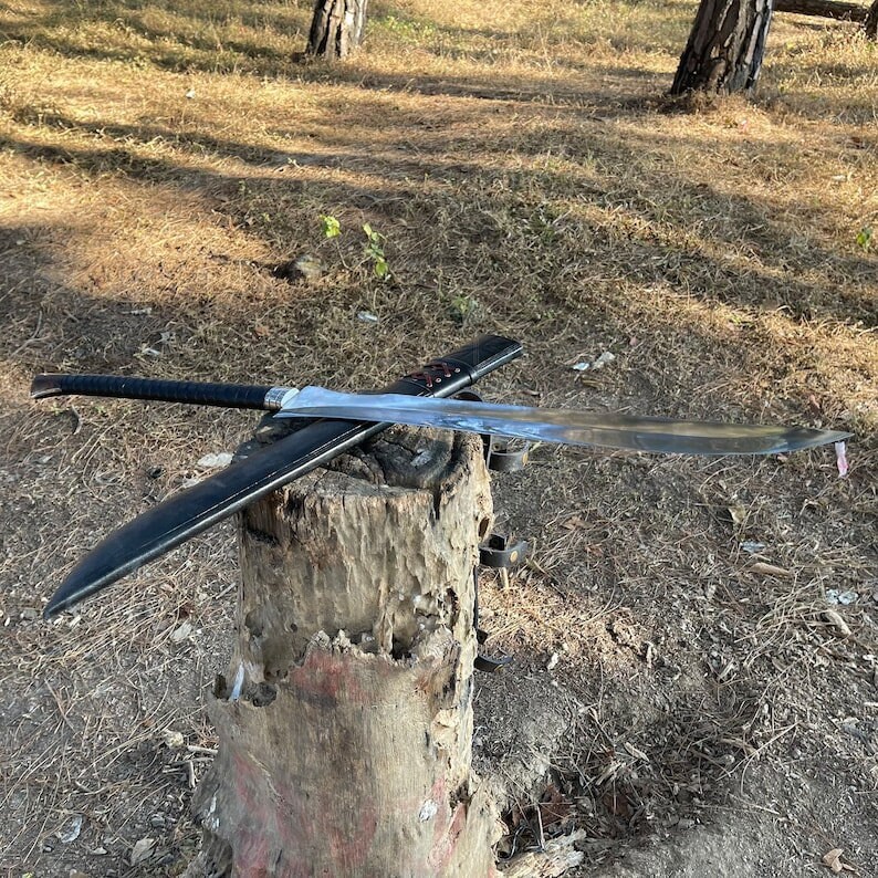 21.5 Inch Hand forged Viking Sword | Truck Leaf Spring Sword | Ready to ...