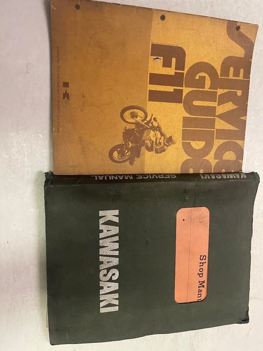 1972 Kawasaki F5 F6 F7 F8 Ga1 Ga2 G3ss G3 Service Shop Manual Set 99995