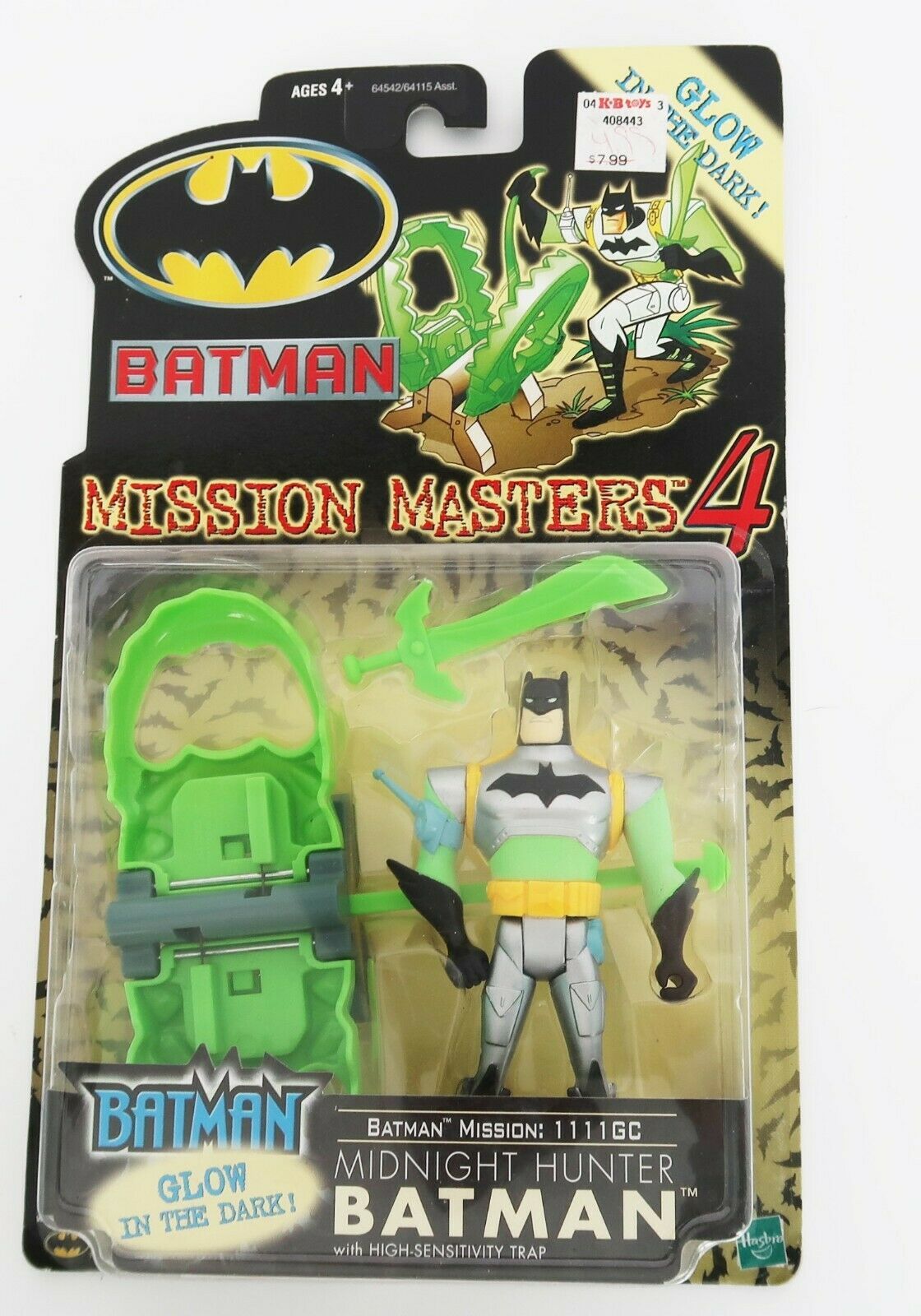 Hasbro Mission Masters 4 Midnight Hunter Batman Action Figure 2001 NRFP ...