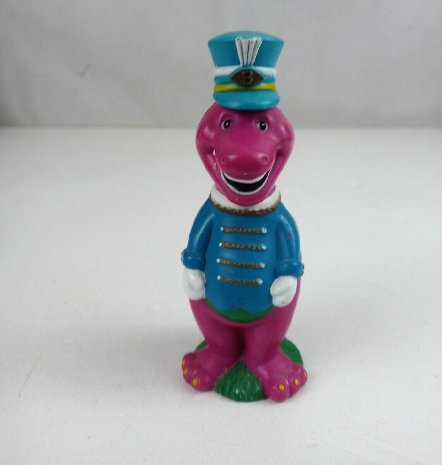1993 Lyon Group Barney Train Conductor Figure 5" - Action Figures