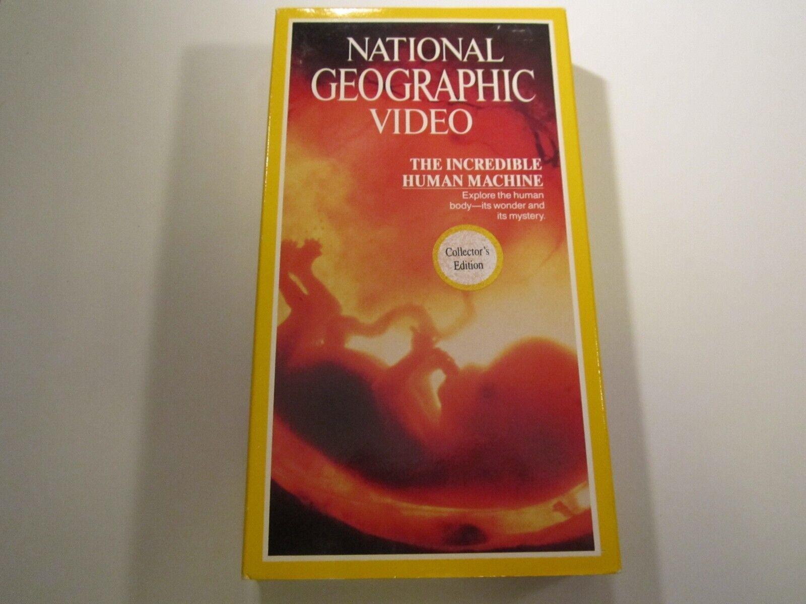 vhs THE INCREDIBLE HUMAN MACHINE National Geographic 10Q - VHS Tapes