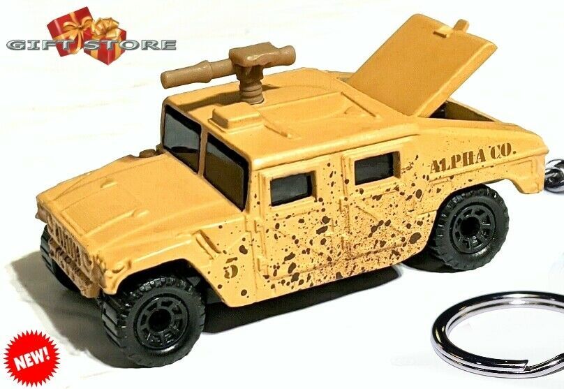 RARE KEY CHAIN DESERT HUMMER H1 HUMVEE ARMY/MARINES USMC CUSTOM LIMITED ...