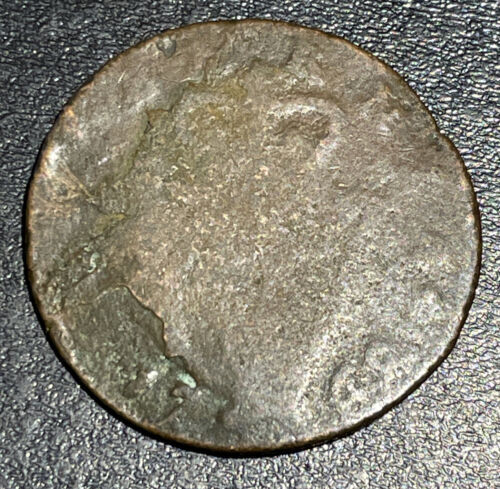 1769 Ireland King George III US Colonial 1/2 Half Penny Celtic Harp 5 ...