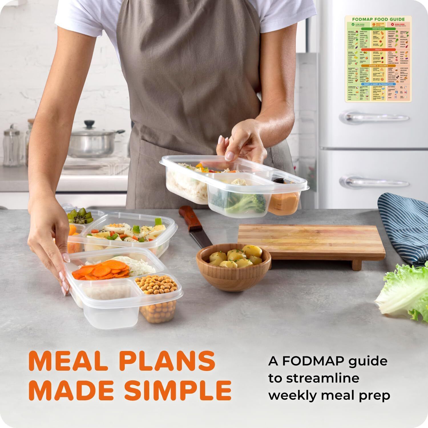 FODMAP Chart Fridge Magnet - Low FODMAP Food and 50 similar items