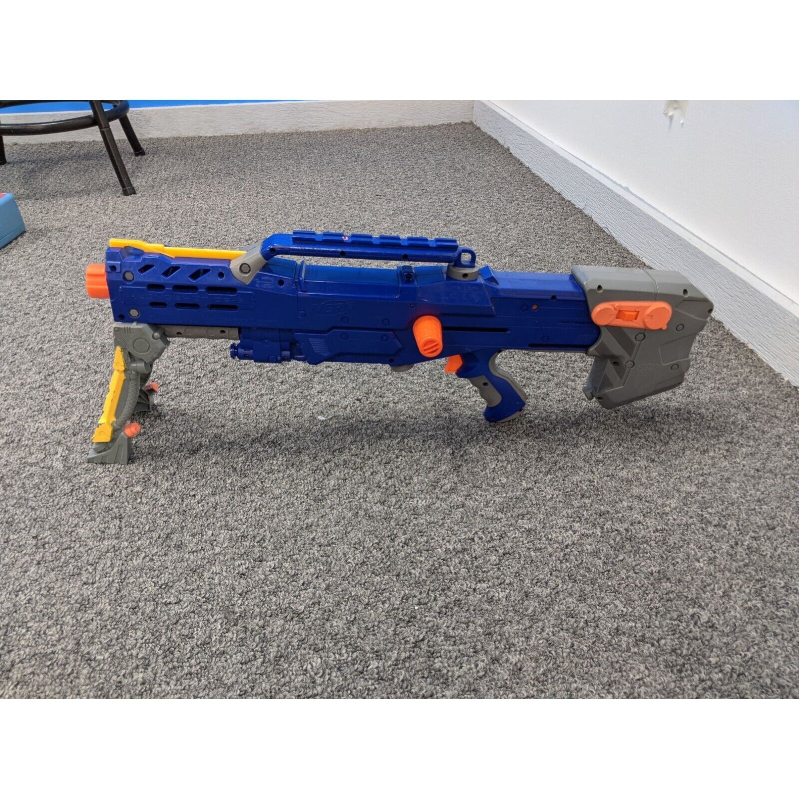 Nerf N-Strike Blue Longshot CS-6 Sniper Rifle Main Blaster Gun - Dart Guns & Soft Darts