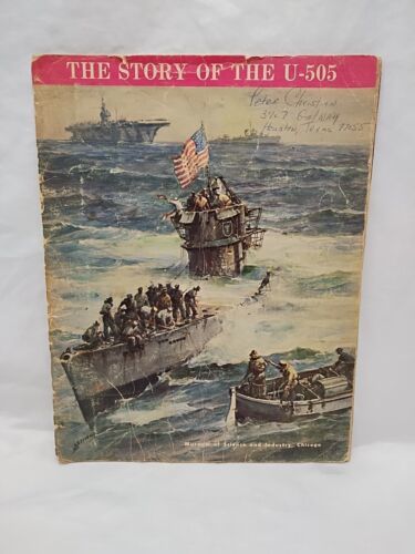 1955 The Story Of The U-505 Museum Of Science And Industry Booklet - Books