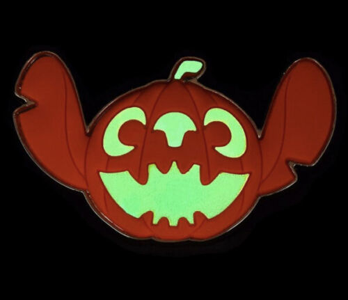 Disney Lilo & Stitch Jack-o-Lantern Stitch Glow-in-The-Dark Pin - Lilo ...