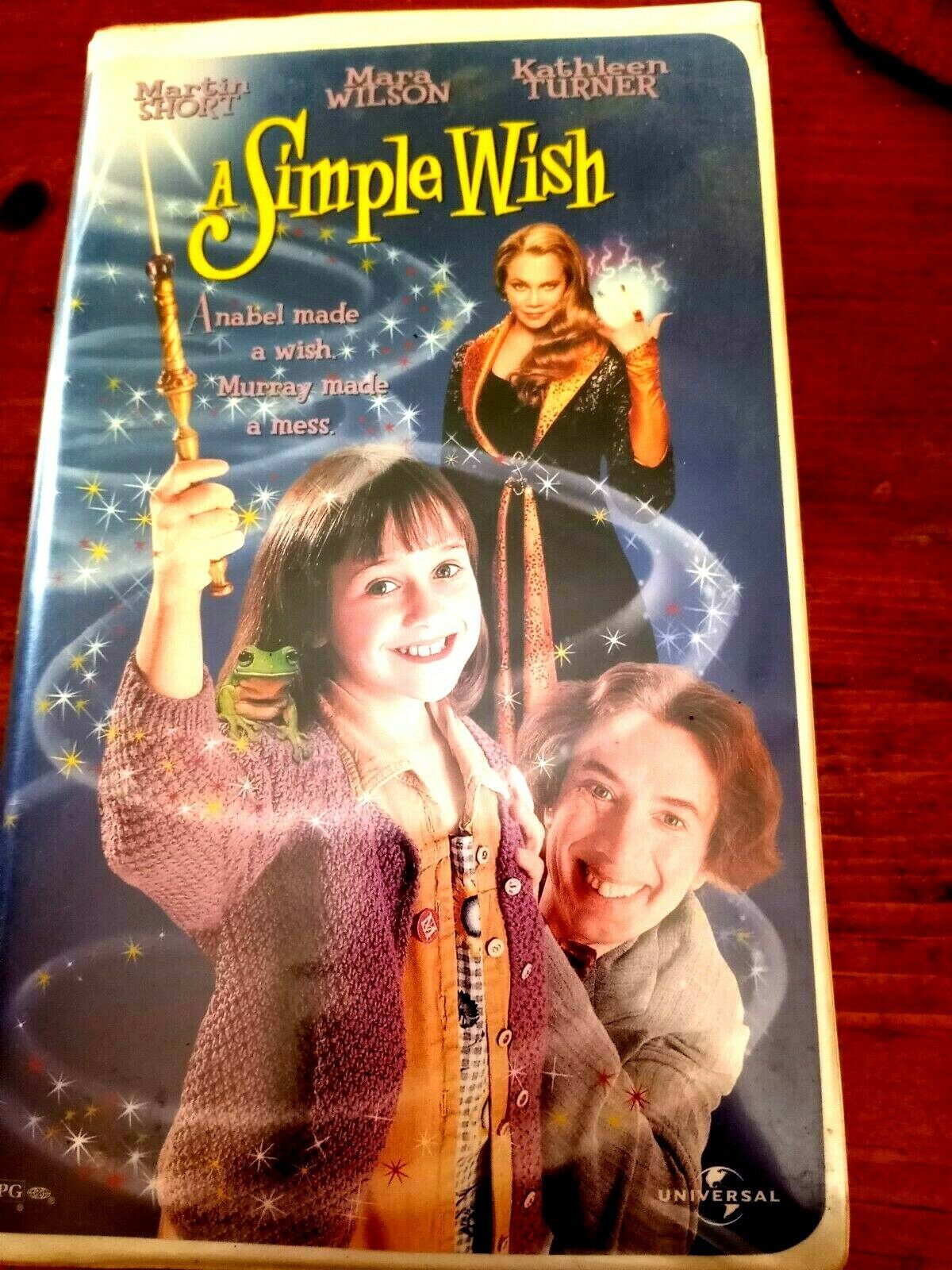 collectable Vintage VHS tape , A SIMPLE WISH - VHS Tapes
