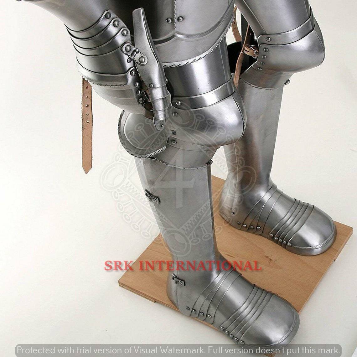 Fully Functional Steel SCA LARP German Medieval full suit Of armor ...