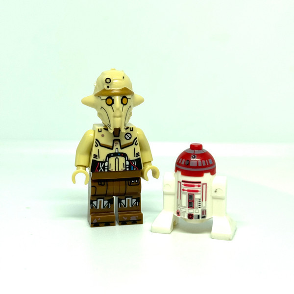 Professor Huyang Jedi Lightsaber Training Droid Tan Custom Minifigures ...