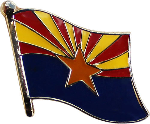 Arizona Flag Lapel Pin - Collectibles