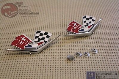 Chevy GMC Pickup Truck C10 C20 C30 Custom Fender Flag Emblems New ...