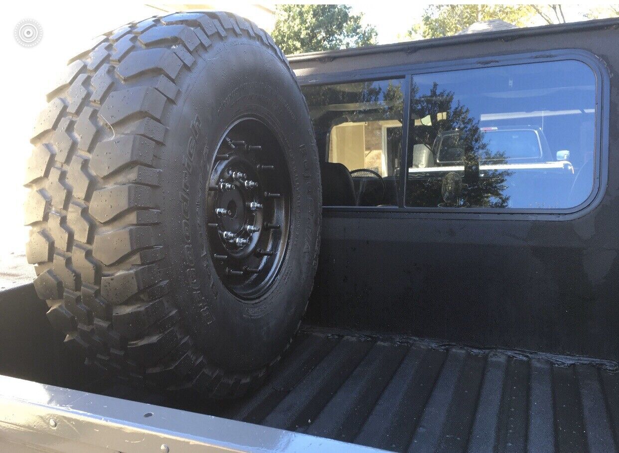 Military Humvee Spare Tire Carrier Bed Mounted + 50-70% Spare Tire ...