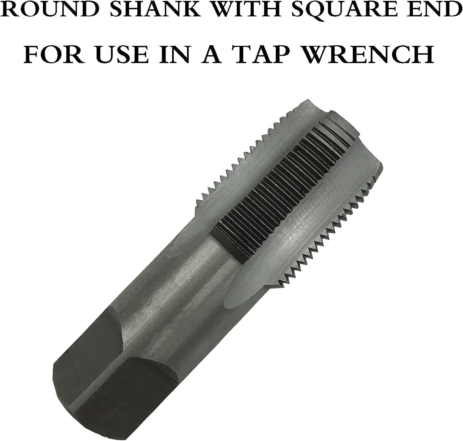 The 5 Pc. Npt Thread Forming Taps, Pipe Taps Set, High-Speed Steel, And ...