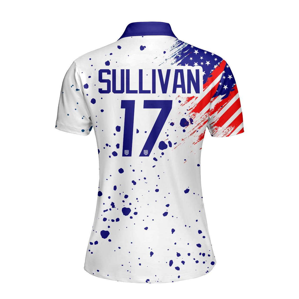 Andi Sullivan #17 USWNT Soccer FIFA Women's World Cup 2023 Polo Shirt ...