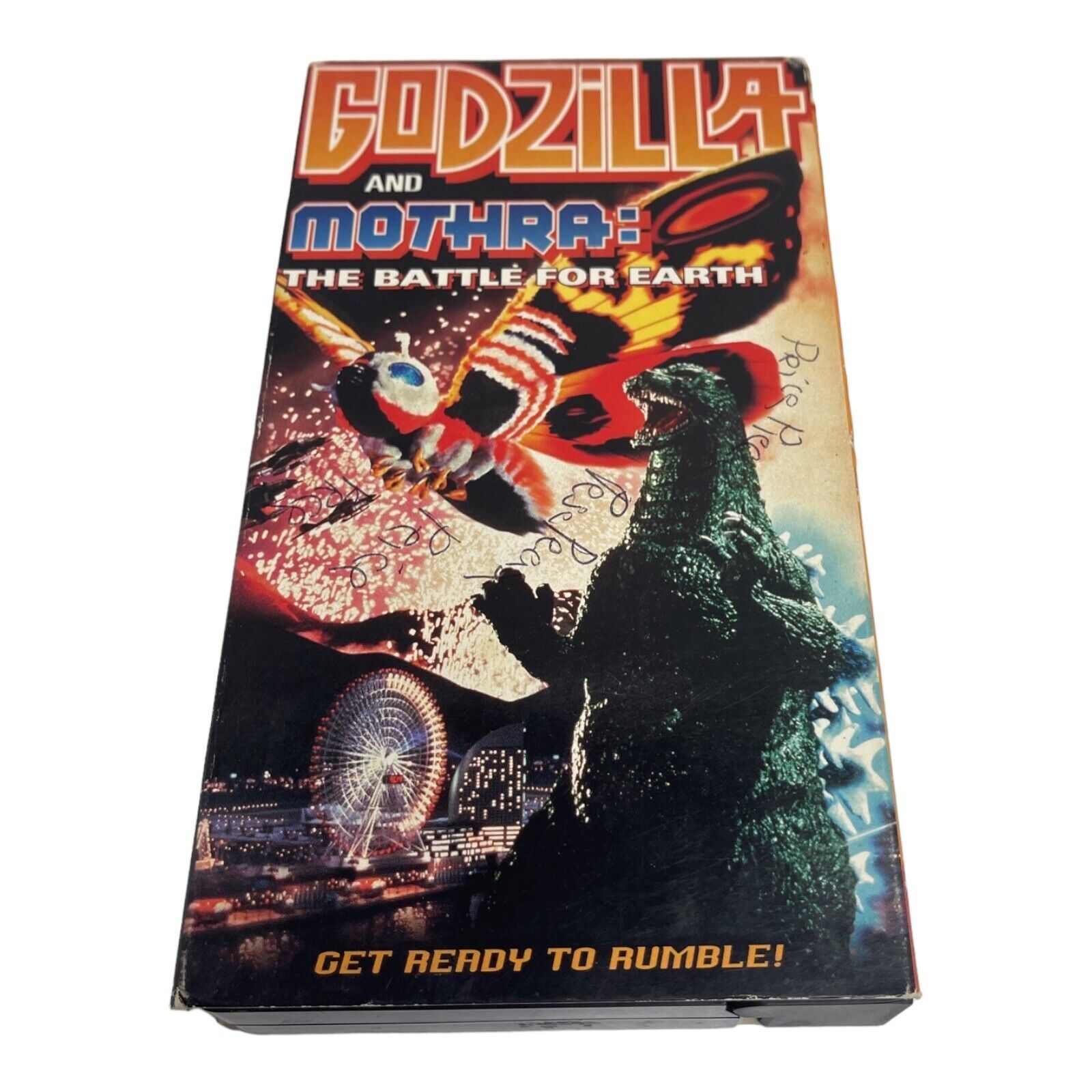 Godzilla and Mothra: The Battle for Earth (VHS, 1998) Vintage Video ...
