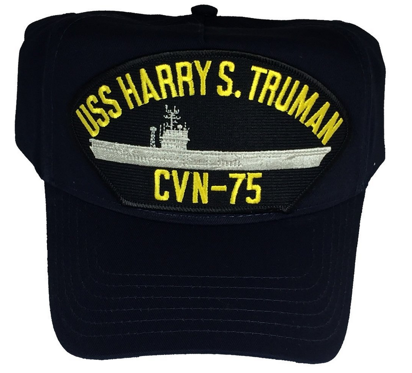 USS HARRY S TRUMAN CVN-75 HAT USN NIMITZ CLASS AIRCRAFT CARRIER HST ...