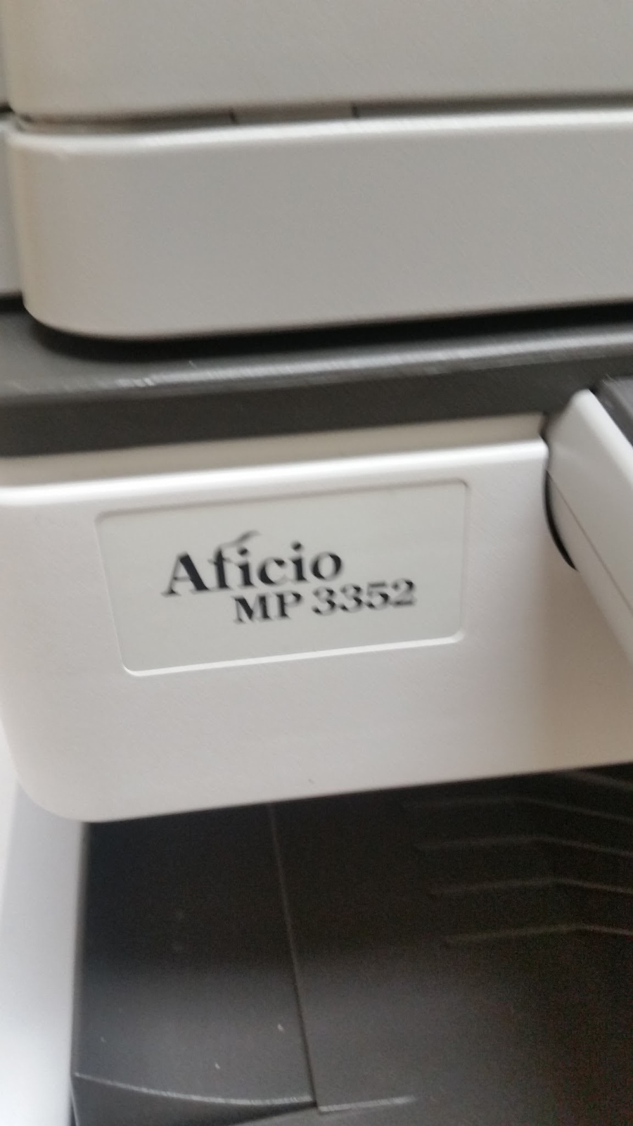 Ricoh Aficio MP 3352 Laser B&W Multifunction Network Printer Copier ...