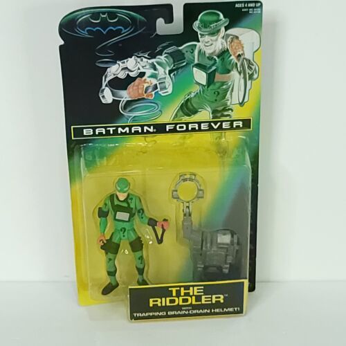 1995 Batman Forever The Riddler Trapping Brain-Drain Helmet Kenner Jim ...
