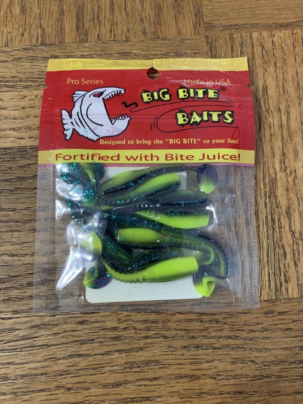 Big Bite 2SWMN R05 Swimming Crappie Minnr Junebug Chart 1- 10ct-Brand ...