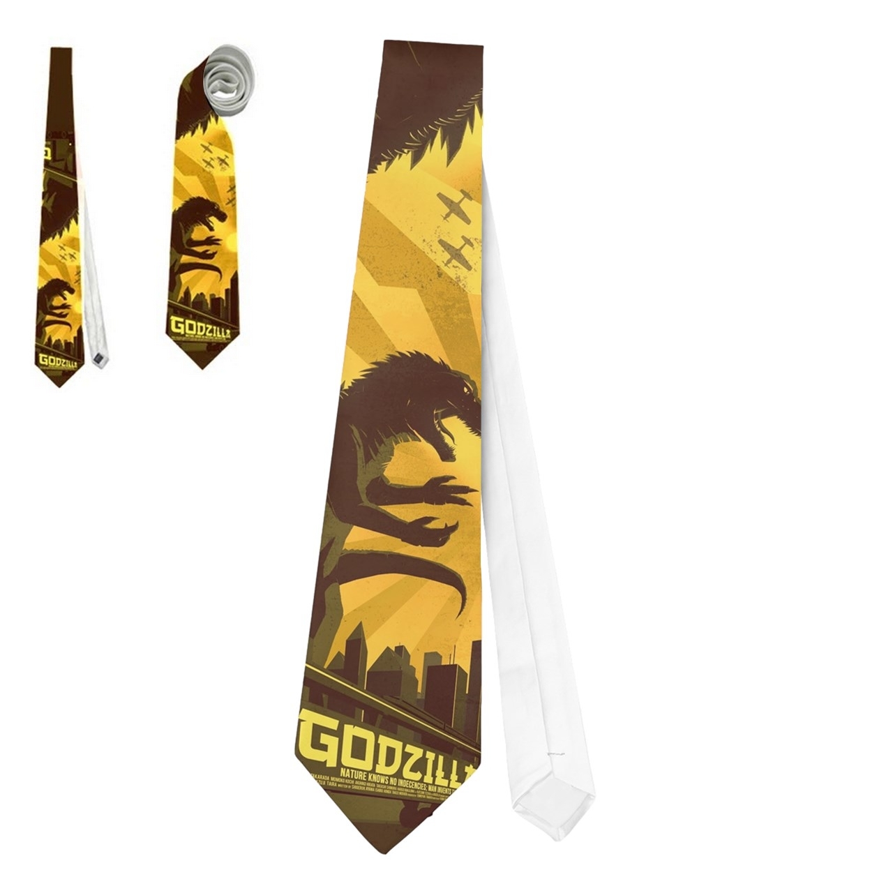 Necktie Godzilla Kaiju Tokusatsu Cosplay - Men's Accessories