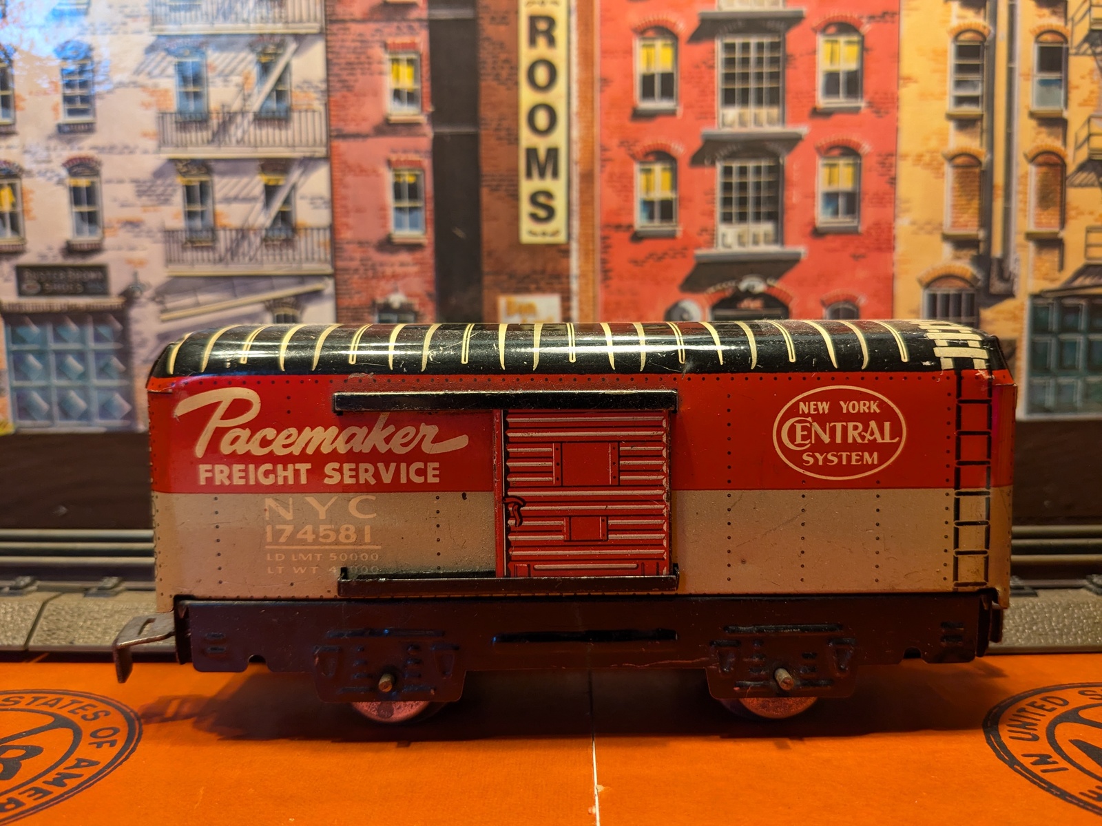 Marx Trains New York Central System Pacemaker Freight Service Car W ...