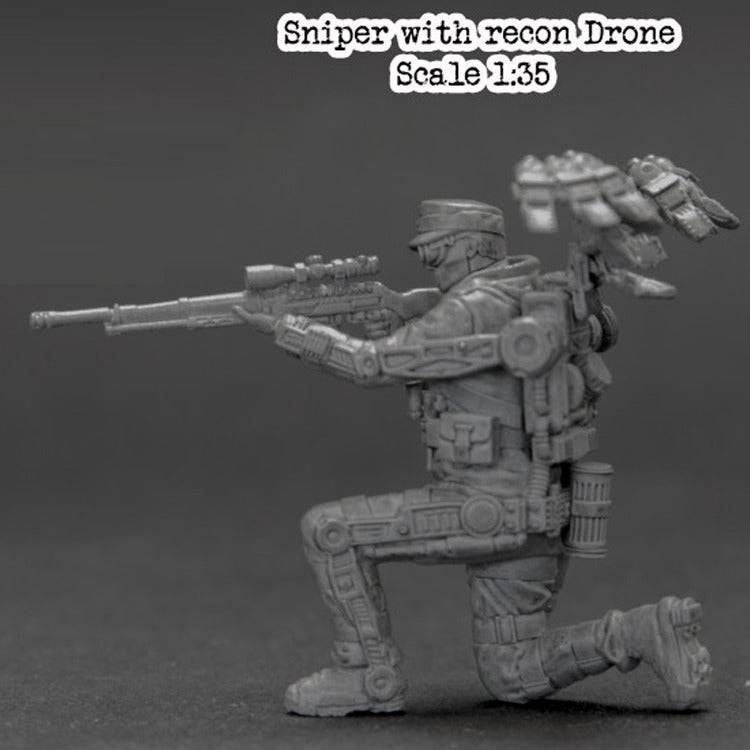 1/35 Resin Steampunk Model Kit German Soldier Exoskeleton Wolfenstein ...