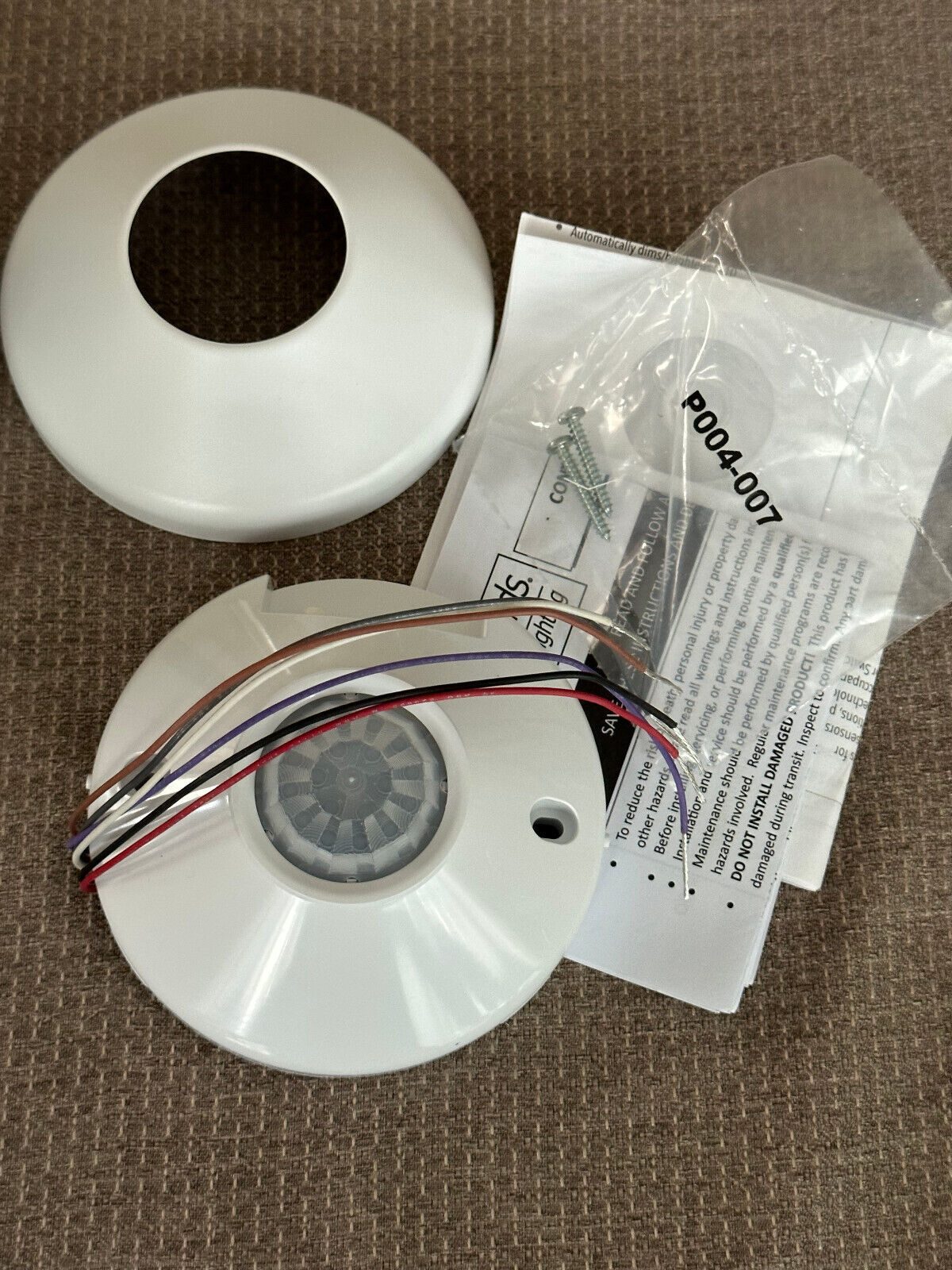 Acuity Controls CM-PDT-9-R Sensor Switch Occupancy Sensor, Ceiling ...