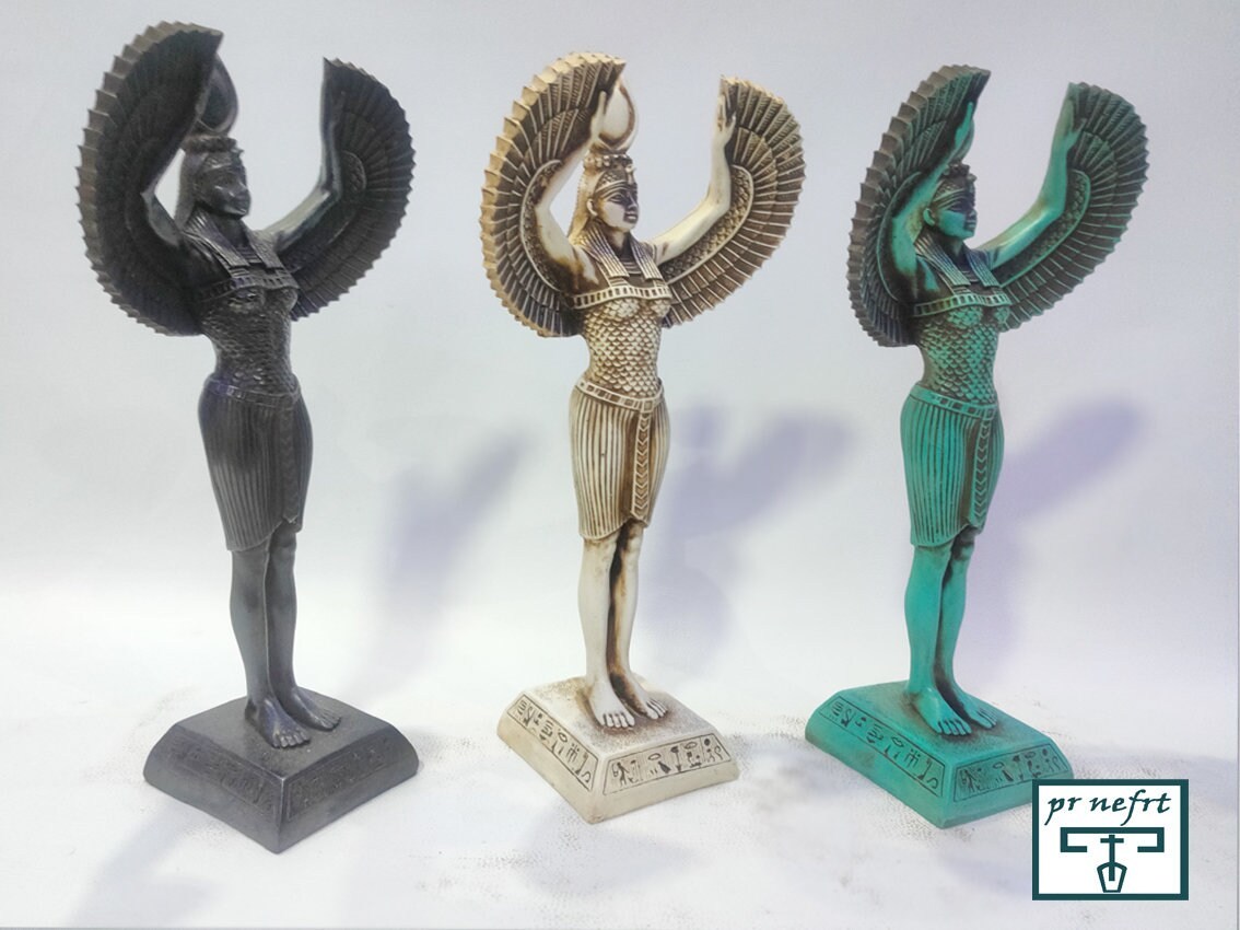 The winged goddess Isis statue - A powerful statue of Isis is Available ...