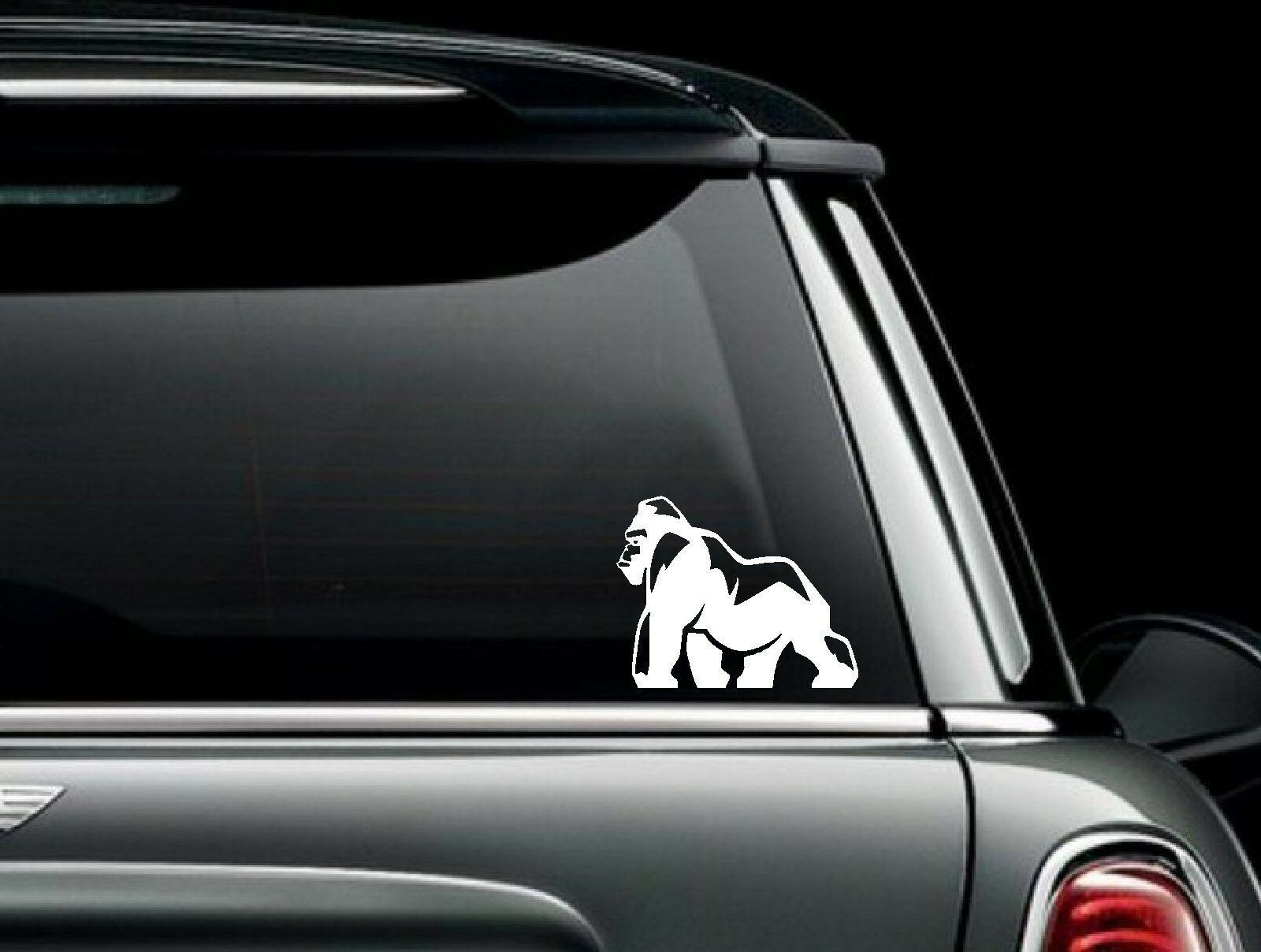 Silverback Gorilla Die Cut Vinyl Car Truck Window Decal Sticker US ...