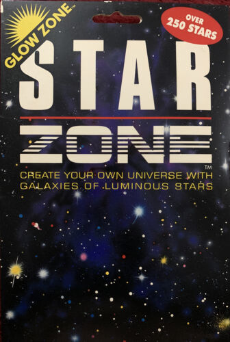 Glow Zone Star Zone Over 250 Glow in the Dark Stars with Star Chart ...