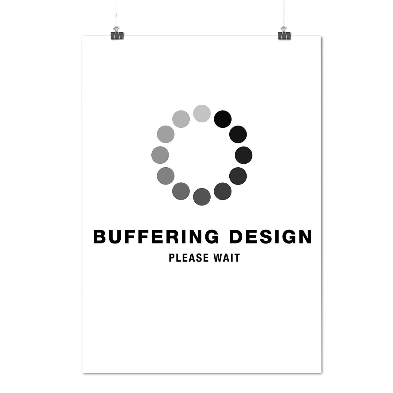 Design Cool Loading Funny Loading Screen Matte/Glossy Poster A0 A1 A2 ...