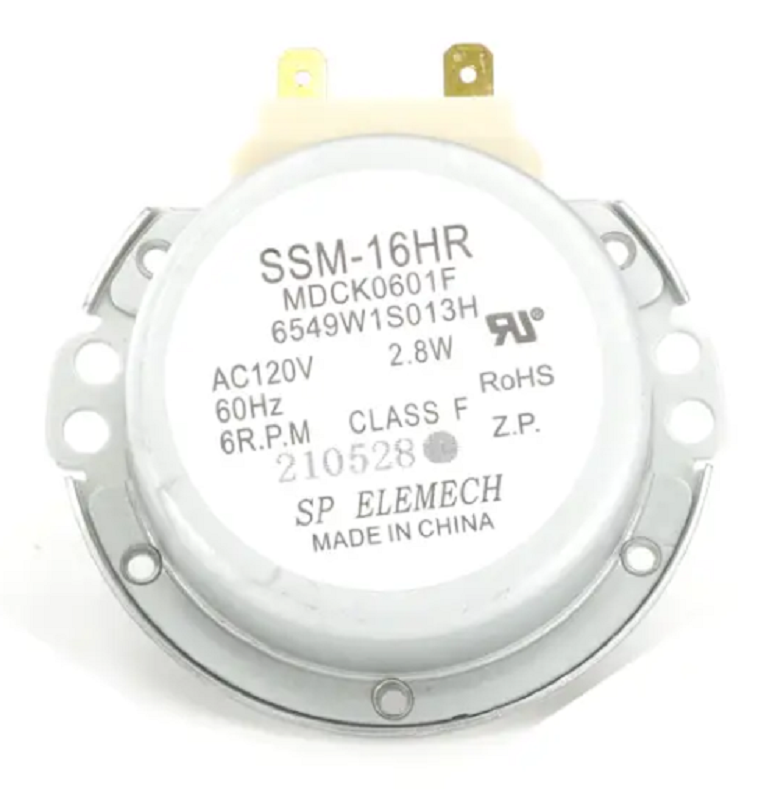 GE Appliance 6549W1S013H MOTOR AC SYNCHRONY 120VAC 2.W 6rpm, MDCK0601F ...