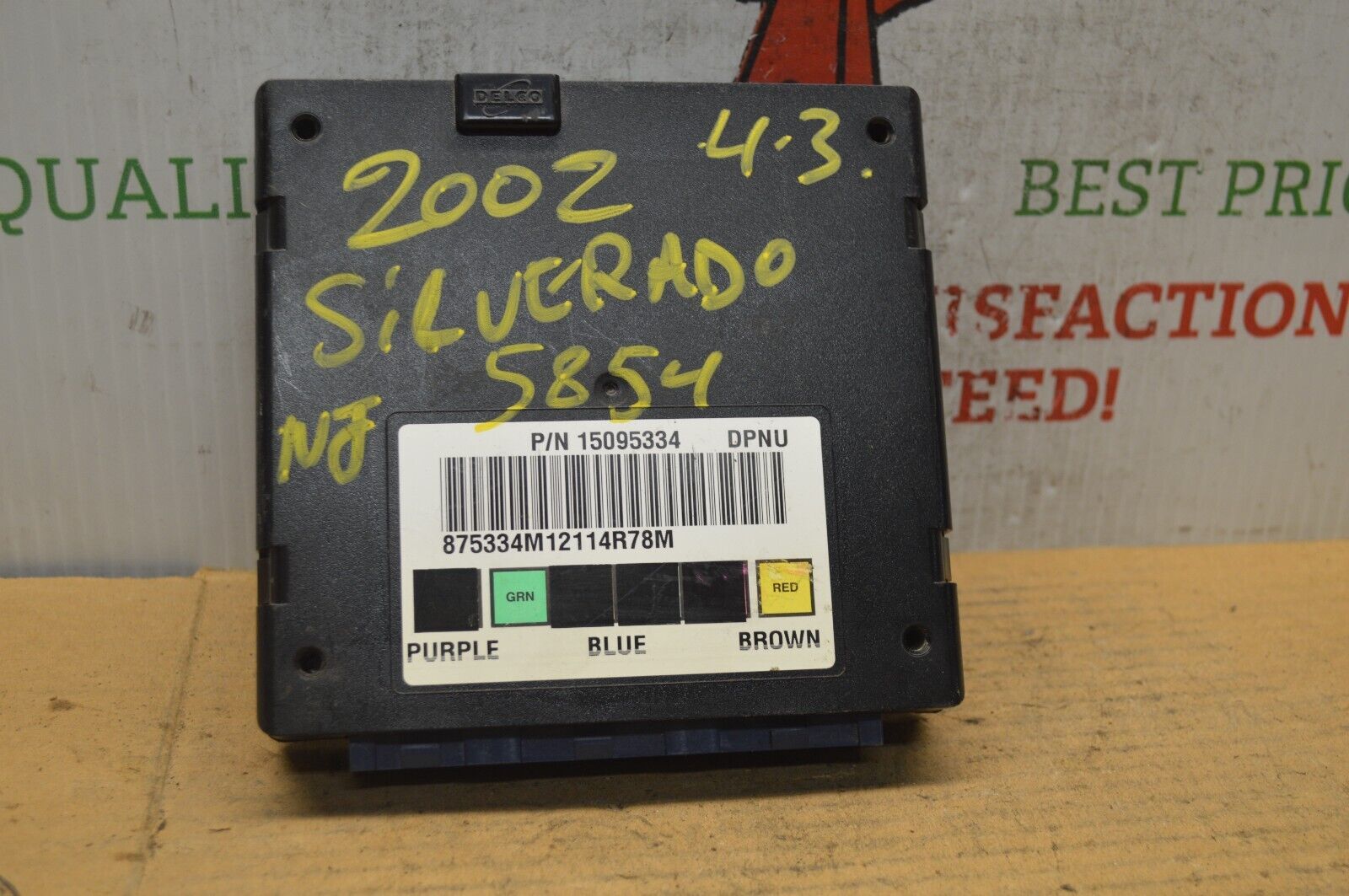 2002-2005 Chevrolet Astro Body Control Unit BCM 15095334 Module 28-11E7 ...