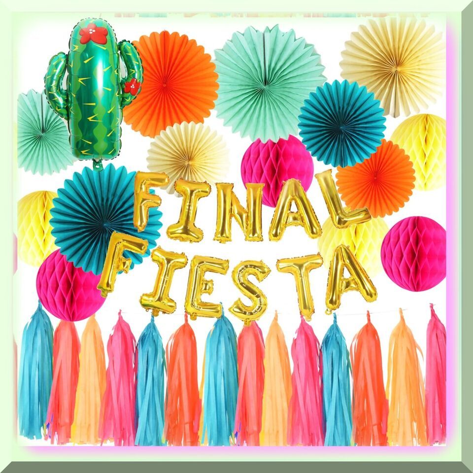 Fiesta Farewell: Tropical Luau Bridal Shower Decorations - Final Fiesta ...