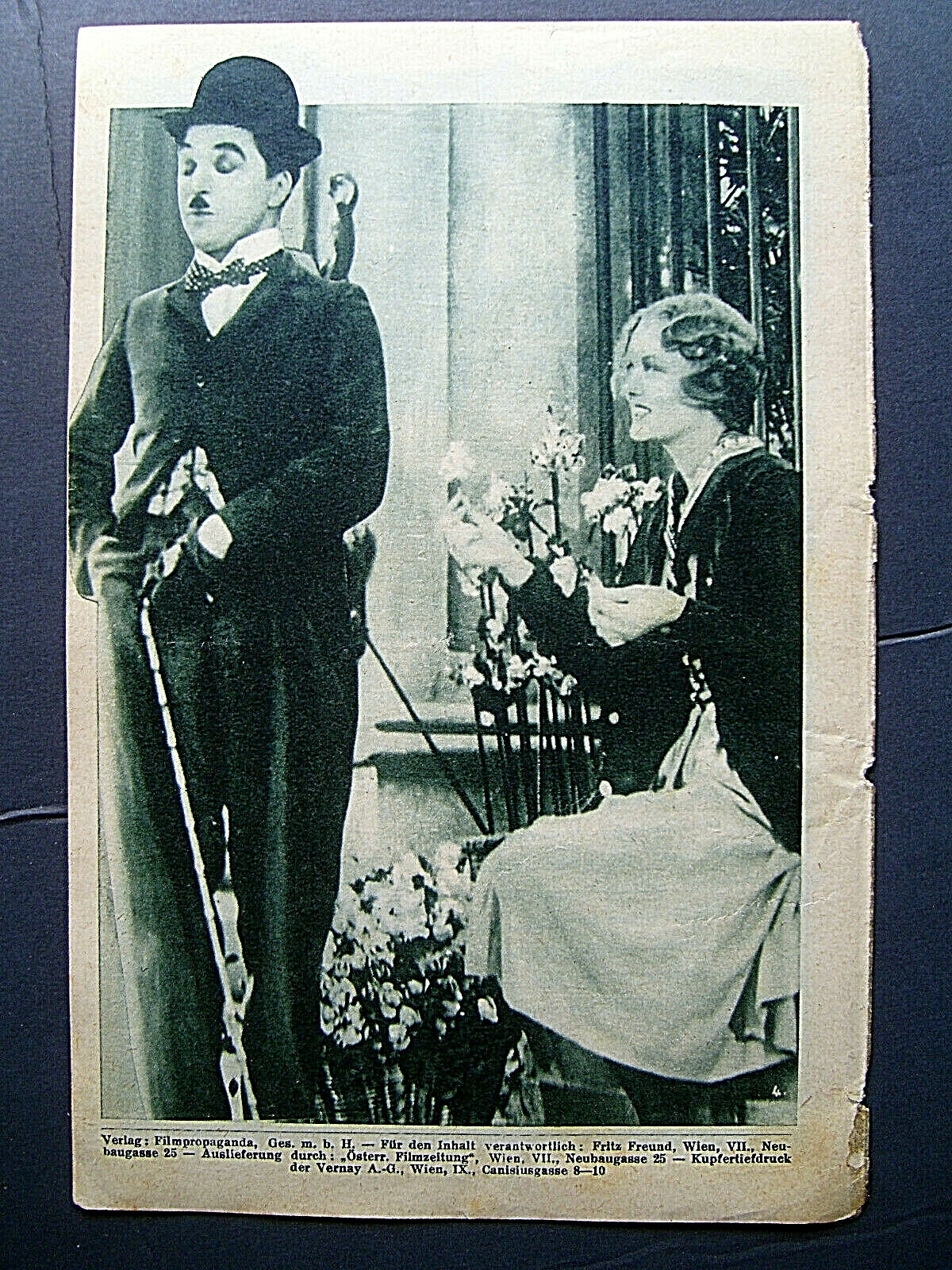 CHARLIE CHAPLIN :(THE KID) EARLY HOLLYWOOD 1921 PAPER MOVIE PROGRAM ...