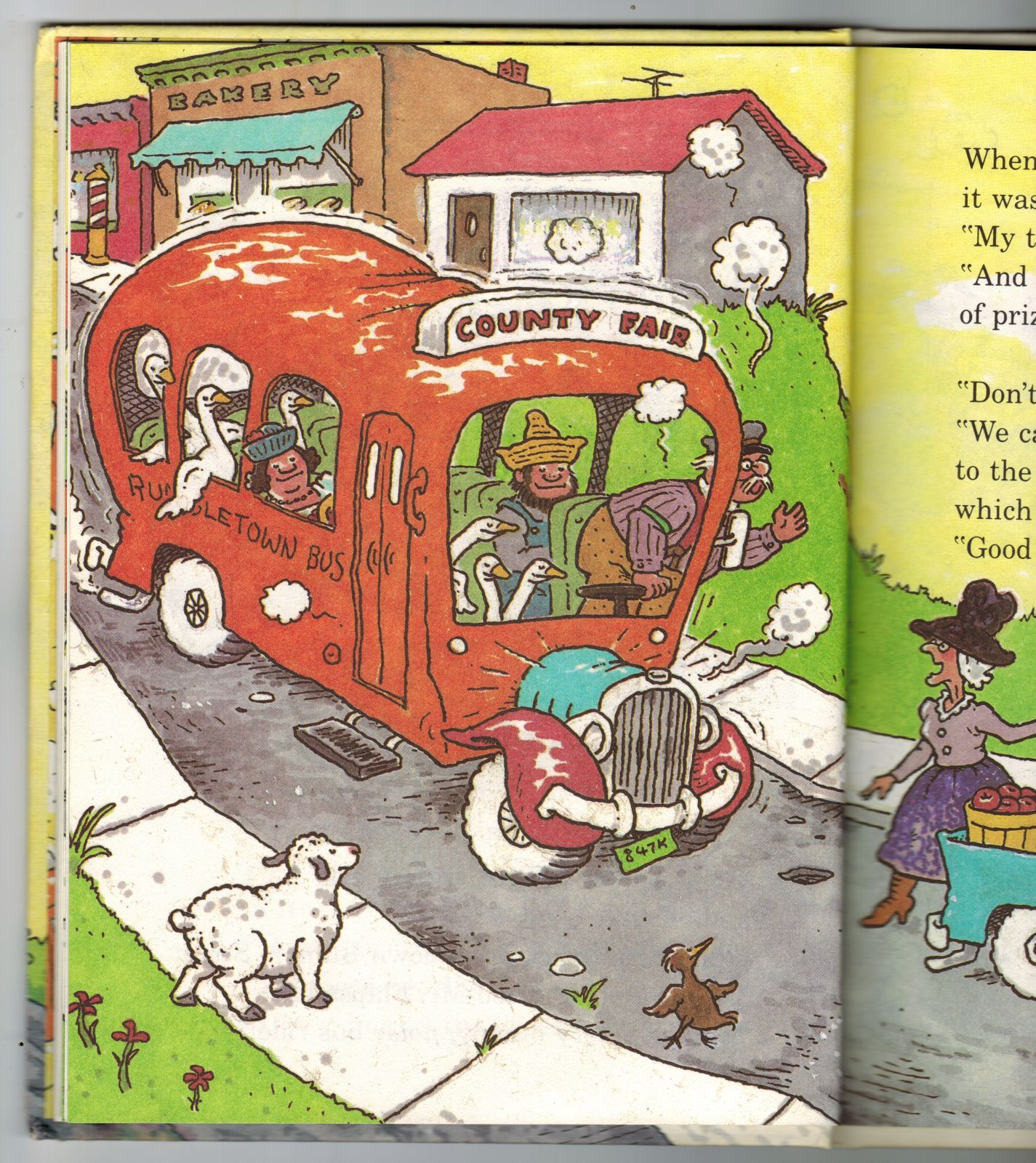 Vtg 1981 The Very Bumpy Bus Ride Parents Magazine Michaela Muntean HC ...