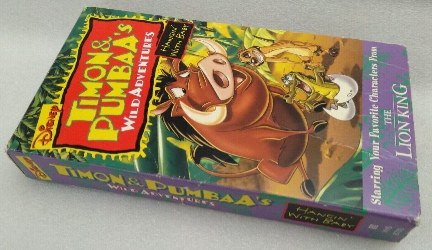 VHS Timon and Pumbaa's Wild Adventures - Hangin' With Baby (VHS, 1996 ...