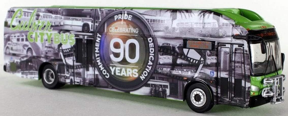 New Flyer Excelsior bus Culver City Bus, CA 90 Yrs. 1:87 Scale Iconic ...