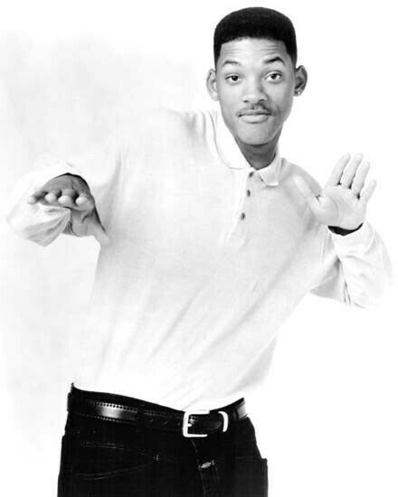 Will Smith cool young pose The Fresh Prince of Bel Air TV series 8x10 ...