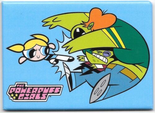The Powerpuff Girls Animated Series Bubbles Fighting Refrigerator ...