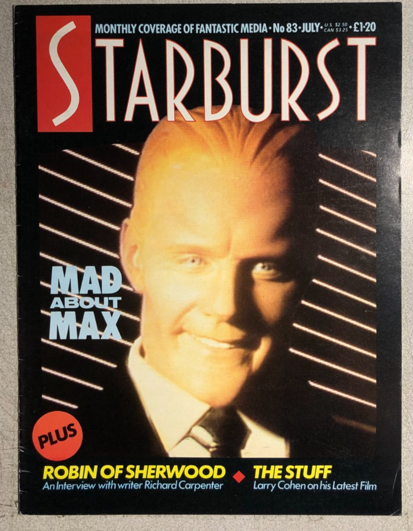 STARBURST #83 (1985) Marvel Comics monthly UK magazine FINE - Magazines