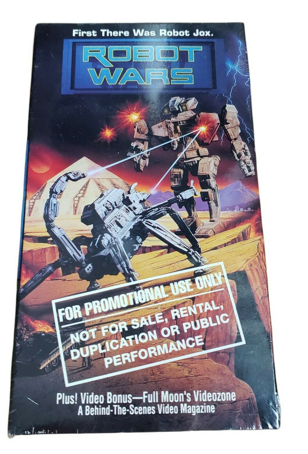 Robot Wars VHS Video Tape Promo Screener Horror Full Moon RARE HTF ...